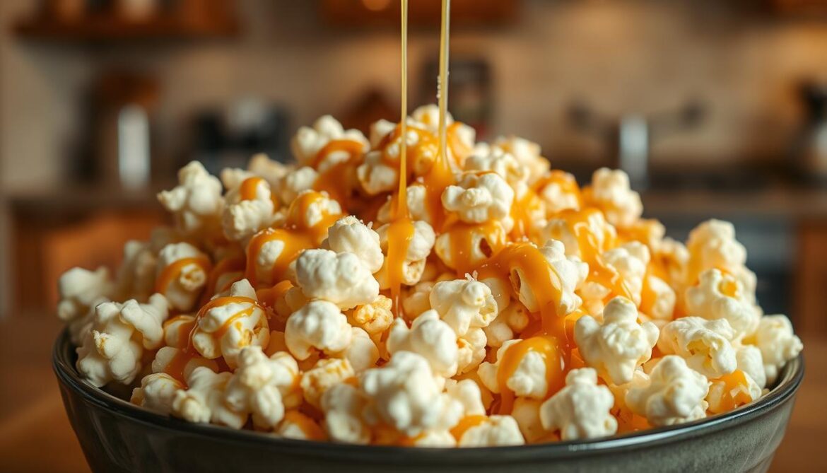 Easy 3 Ingredient Caramel Popcorn Recipe
